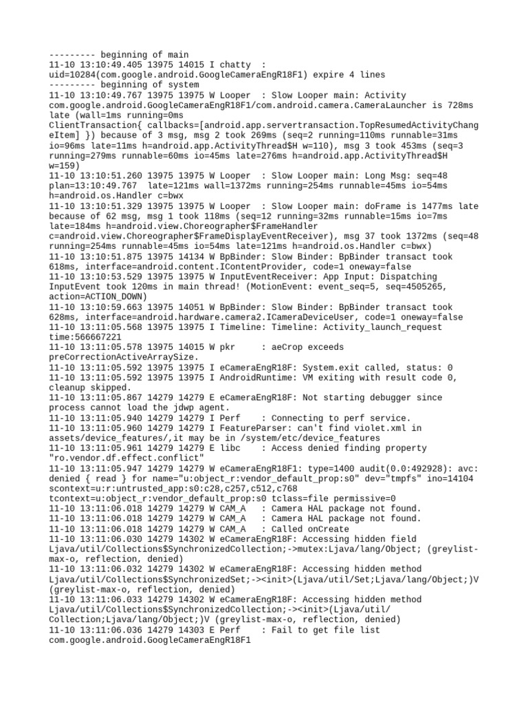 Logcat 1731233466033 | PDF | Computing Platforms | Software Development
