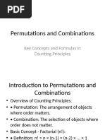 Permutations Combinations Class11 | PDF
