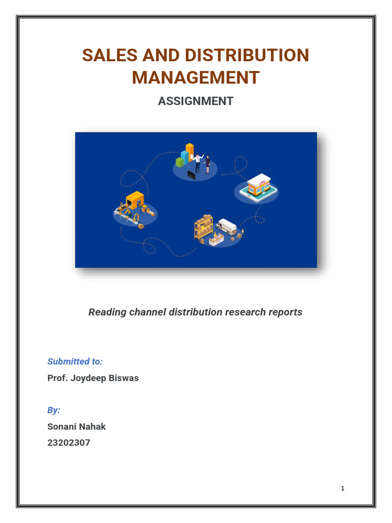 SDM Report Reading | PDF | Business | Marketing
