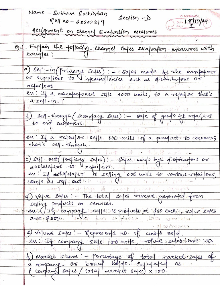 Subham Suchintan - 2302314 - Section D - SDM Assignment On Channel ...