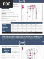 AEON Apparel Size Chart Guide | PDF | Blouse | Waist
