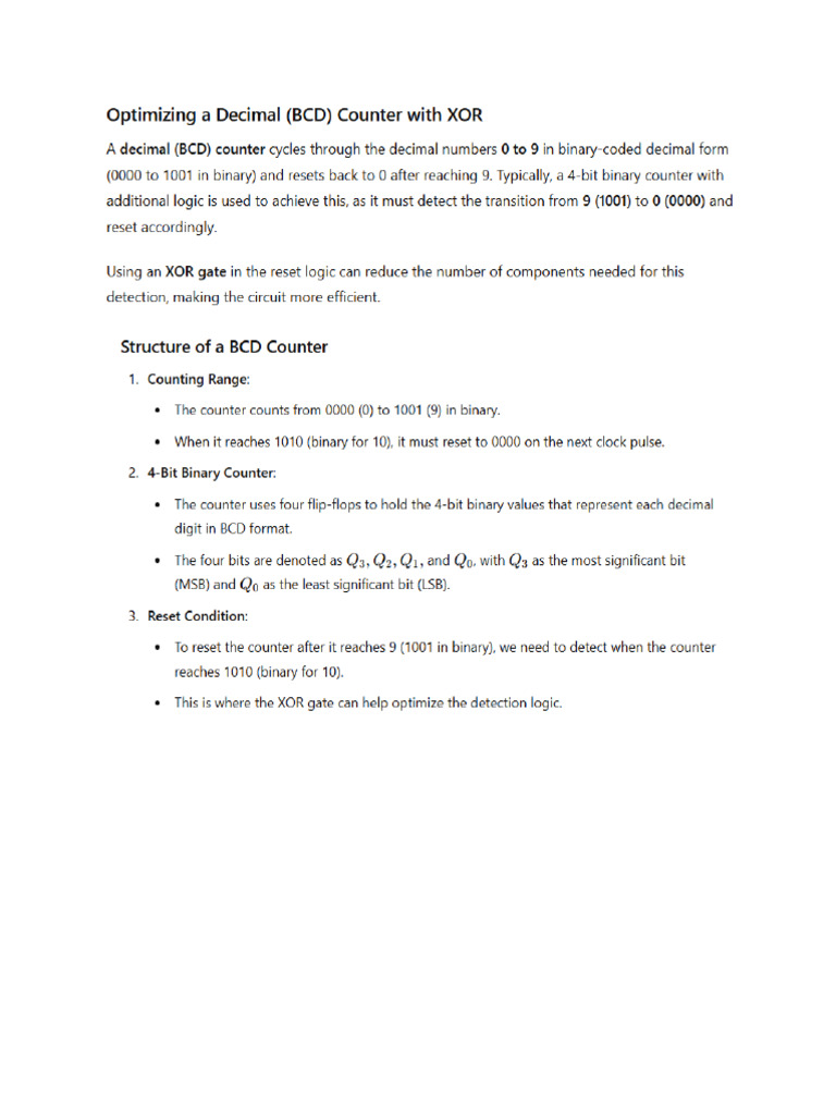 Decimal Counter | PDF