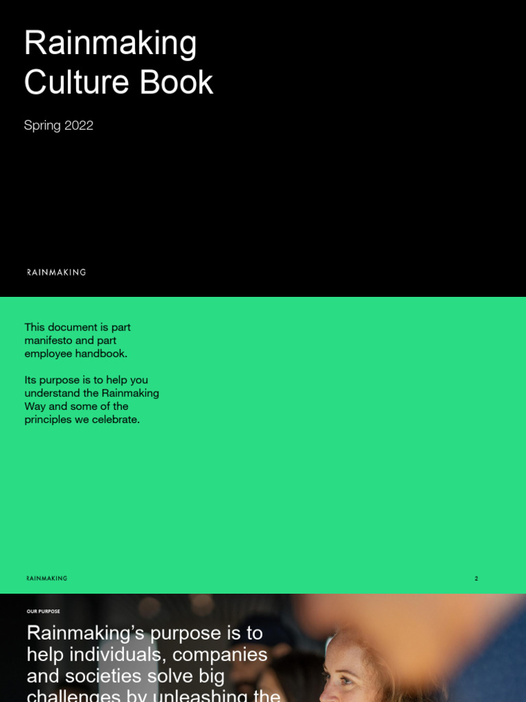 Rainmaking Culture Book 2022 | PDF | Startup Company | Small Business ...