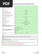 Risk Assessment Form RA-01 Guide | PDF | Risk | Risk Assessment