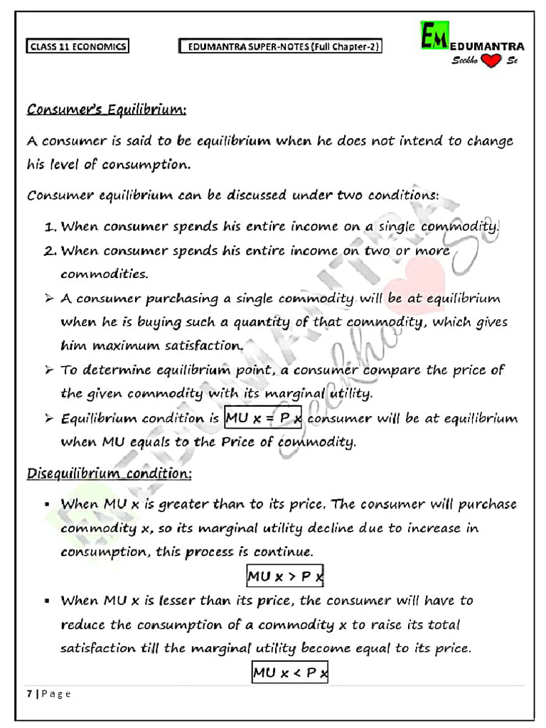 Economics Chapter 2 | PDF
