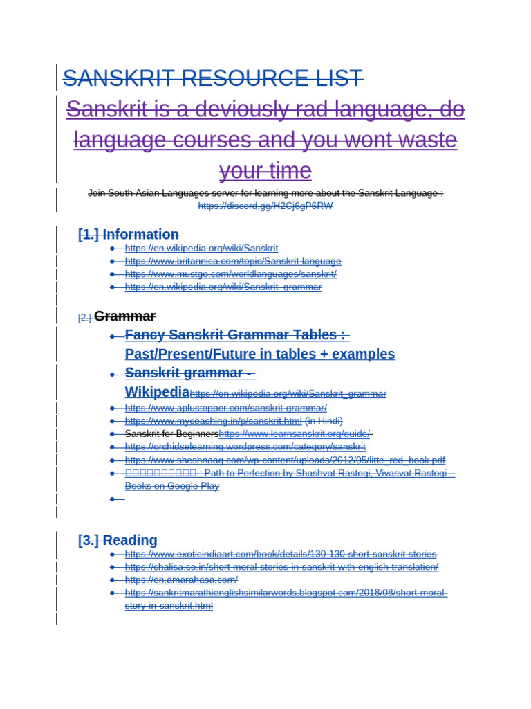 Sanskrit Learning Resources | PDF | Sanskrit | Human Communication