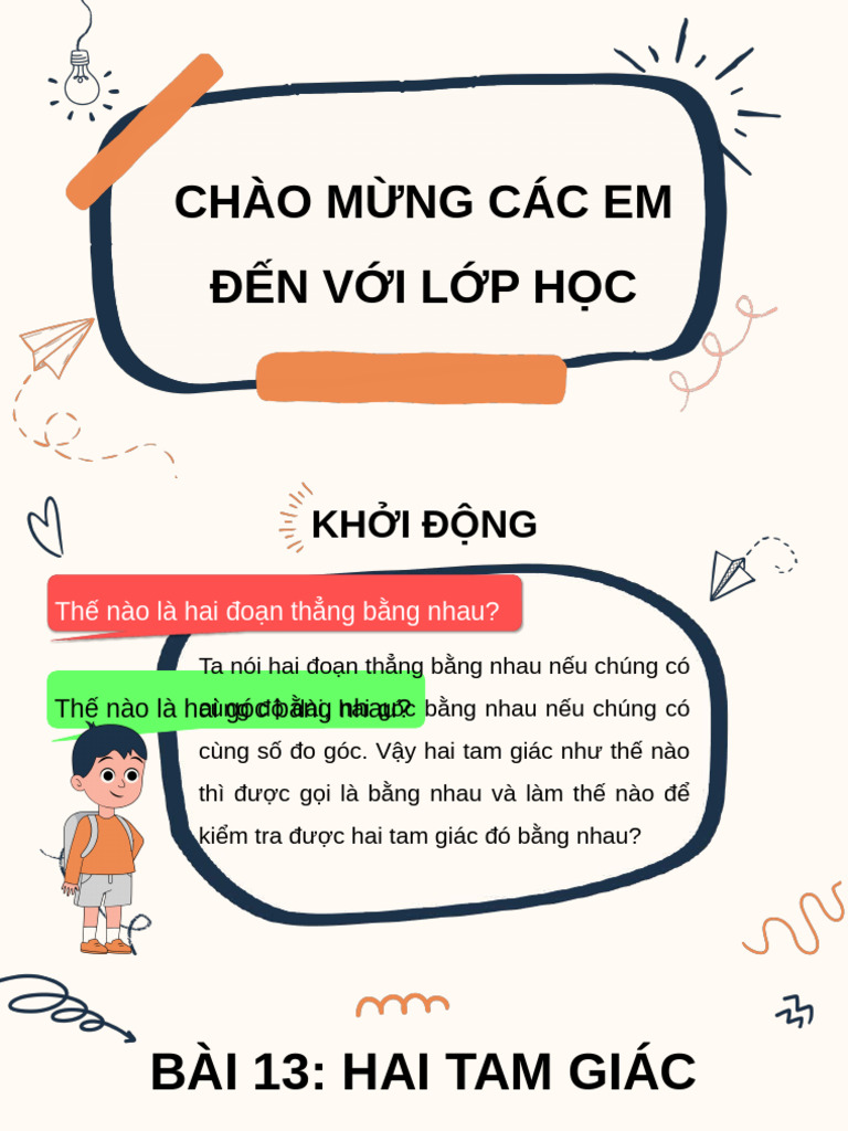 Tap 1 Chuong 4 Tam Giac Bang Nhau Bai 13 Hai Tam Giac Bang Nhau Truong Hop Bang Nhau Thu Nhat ...