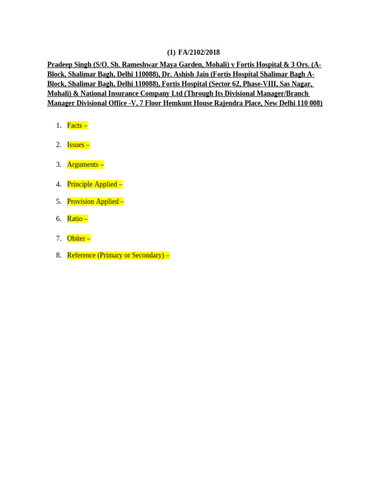 Case 1 FA - 2102 - 2018 | PDF