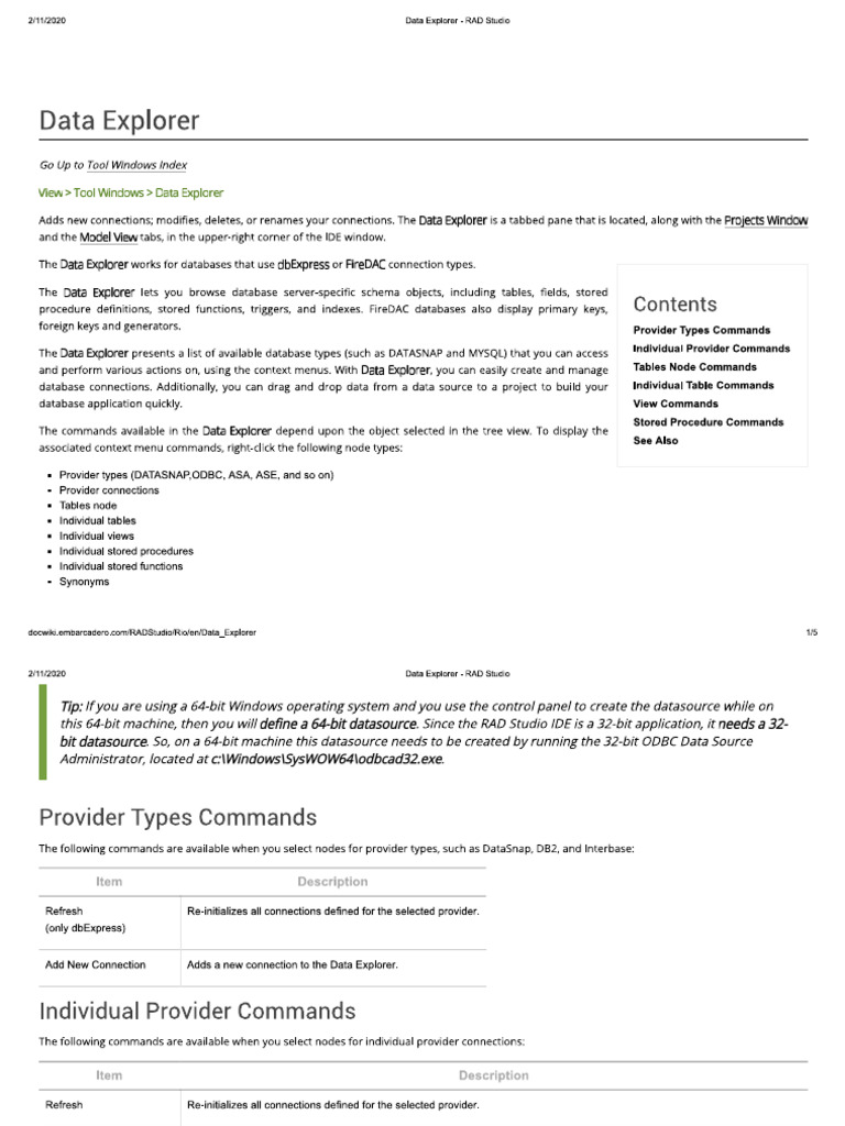 Data Explorer | PDF