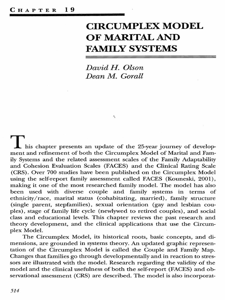 Circumplex Model of Family Systems | PDF | Leadership | Communication