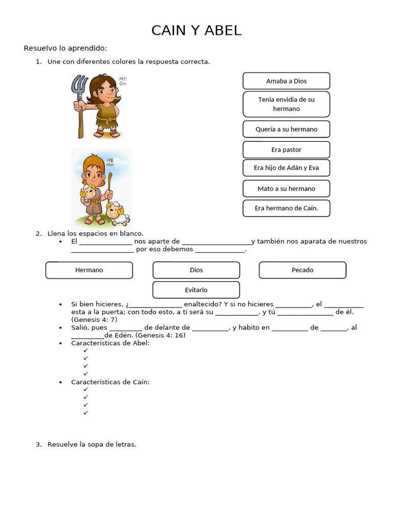 Cain y Abel | PDF
