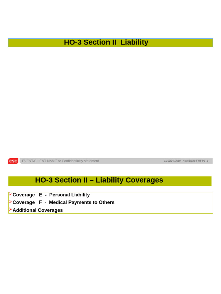 INS 22 CH 06 | PDF | Liability Insurance | Insurance