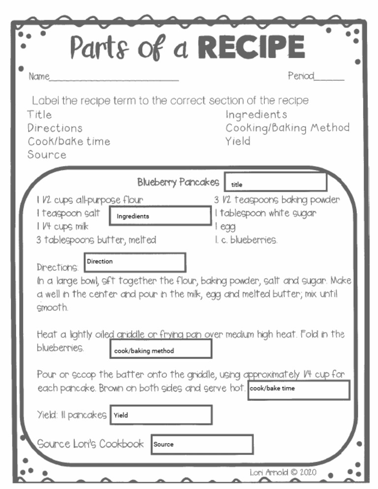 Blueberry Pancake Recipe | PDF