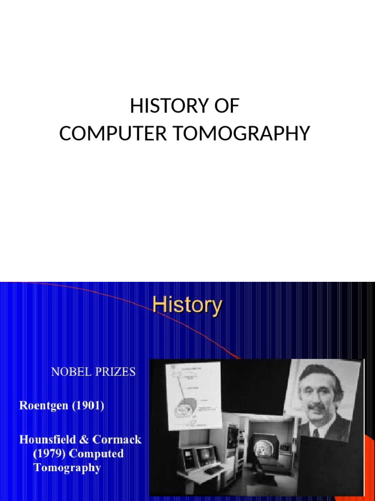 History of CT | PDF