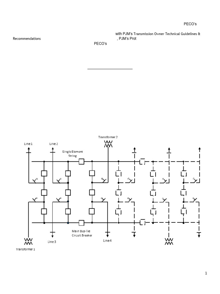 PECO Substation Bus Design Guidelines | PDF | Electrical Substation ...