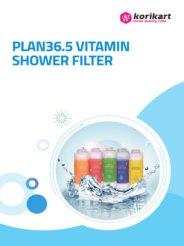 (Plan 36.5) Vitamin Shower Filter - Leaflet | PDF
