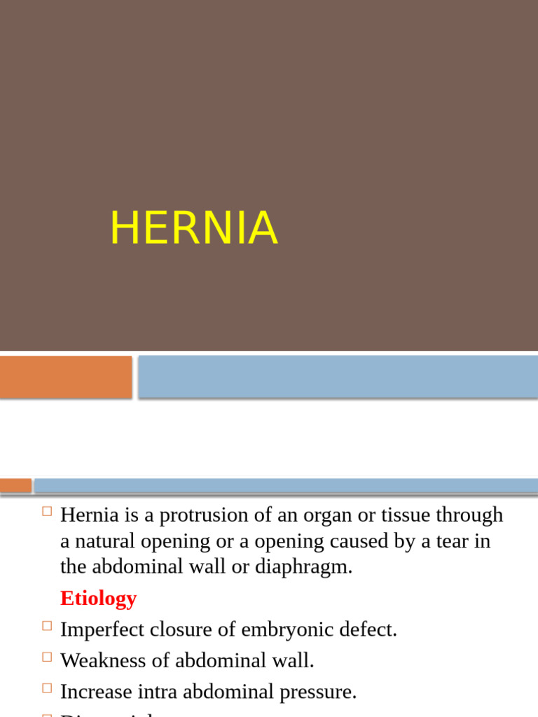 Comprehensive Guide to Hernias in Animals | PDF | Abdomen