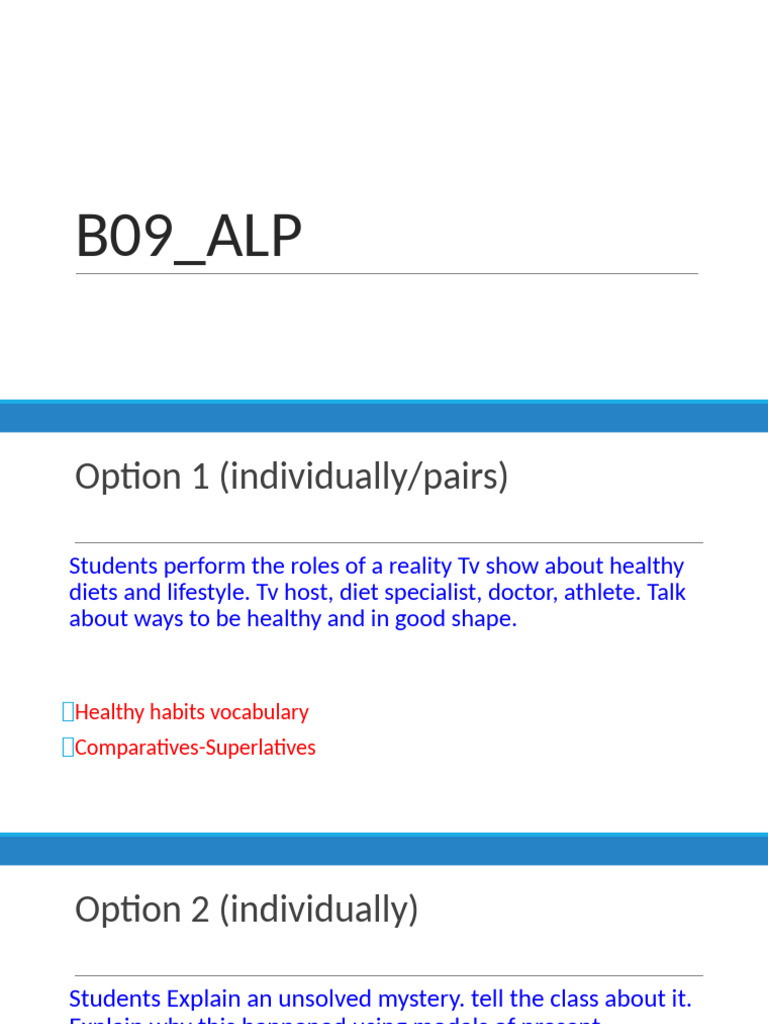 B09 Alp-1 | PDF | Wellness