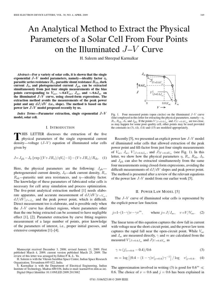 2009-4 point method | PDF | Electrical Engineering