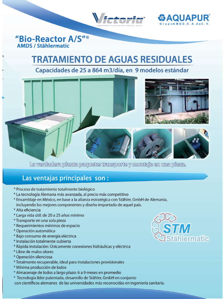 Bio Reactor de Agua Residual | PDF