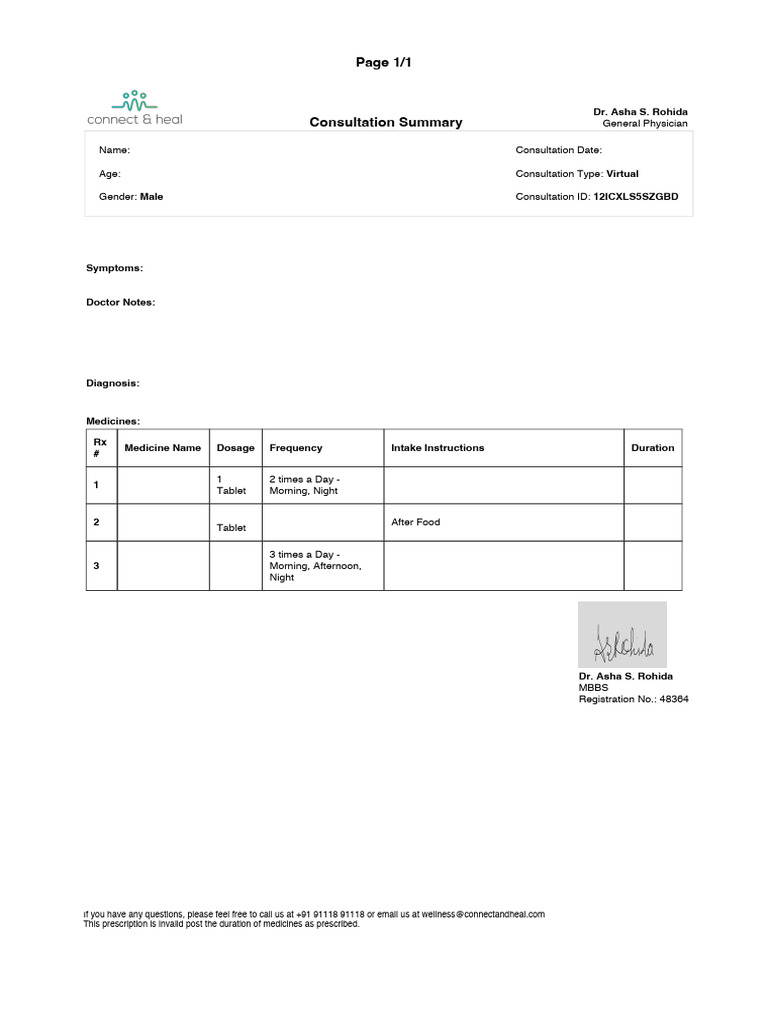 Page 1/1: 30 Oct 2024 Priyam Kumar 21 Yrs | PDF | Medical Prescription | Diseases And Disorders
