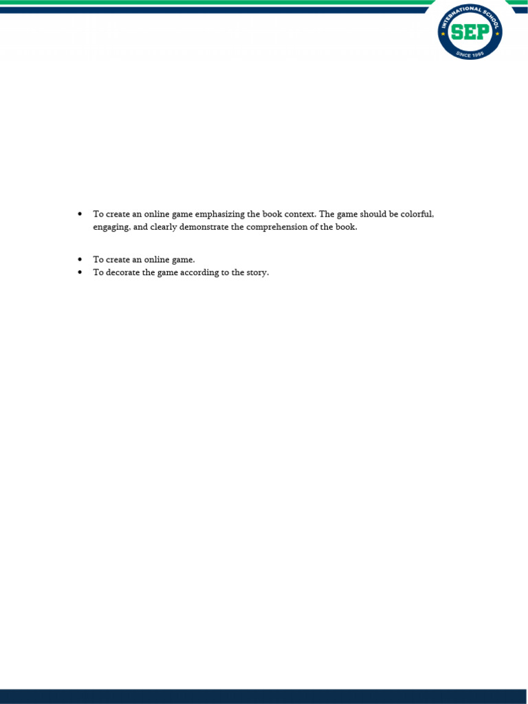 Digital Game Project for Reading Comprehension | PDF | Reading ...