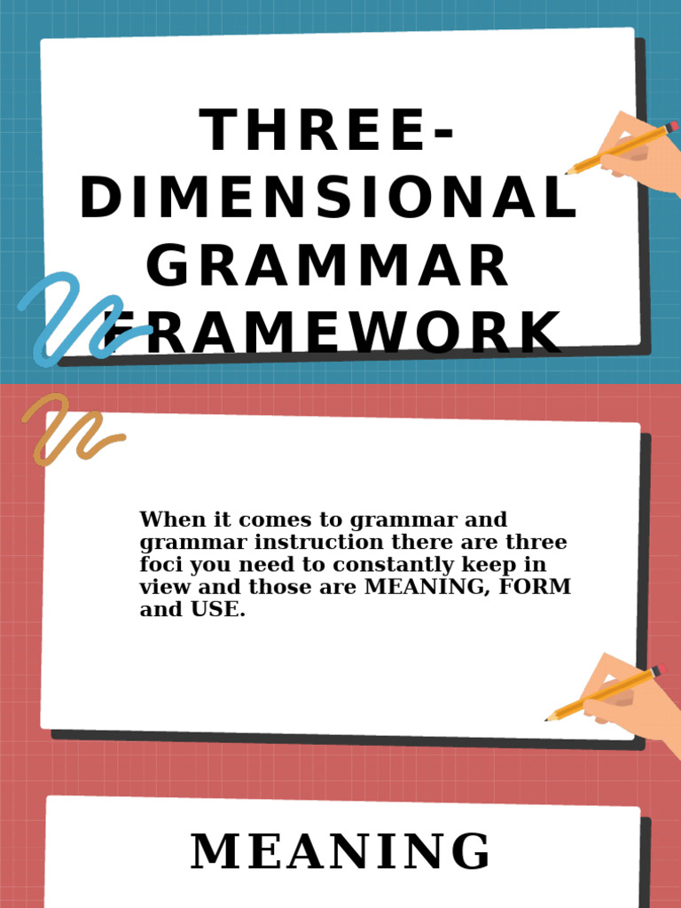 Three Dimensional Grammar Framework | PDF