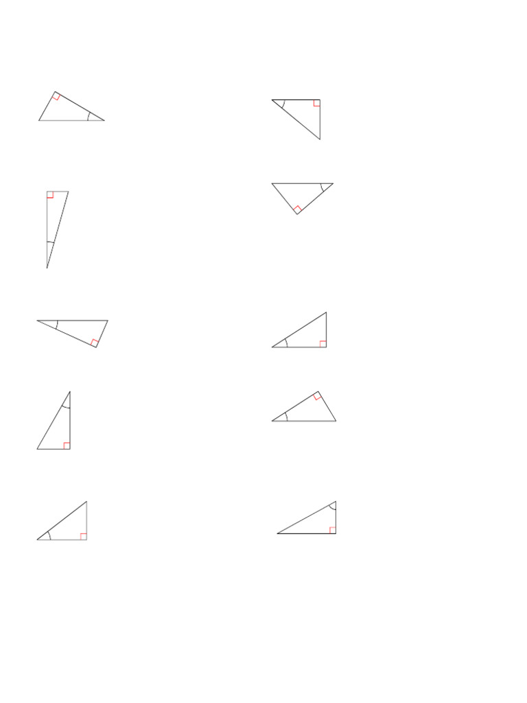 Analytic Geometry - Inverse Trig Ratios Worksheet | PDF | Triangle ...