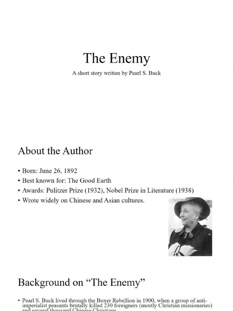 The Enemy | PDF | Games & Activities | Language Arts & Discipline