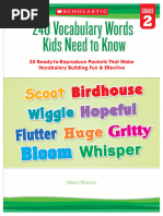240 Essential Vocabulary Words for 4th Grade | PDF