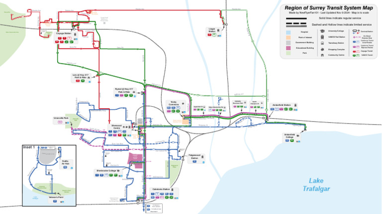 VAMOS System Map | PDF | Public Transport | Transport