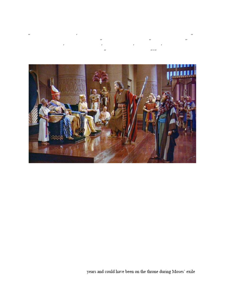 Exodus: Moses and Deliverance | PDF | The Exodus | Moses