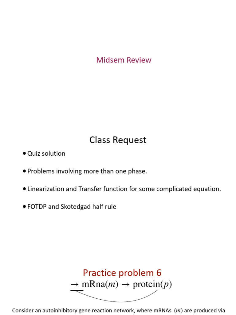 Midsem Review | PDF