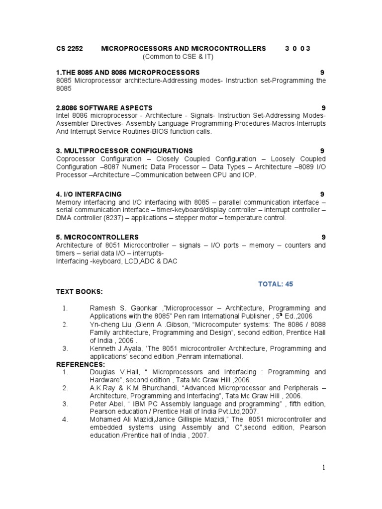 Micro Processor QB | PDF | Central Processing Unit | Input/Output