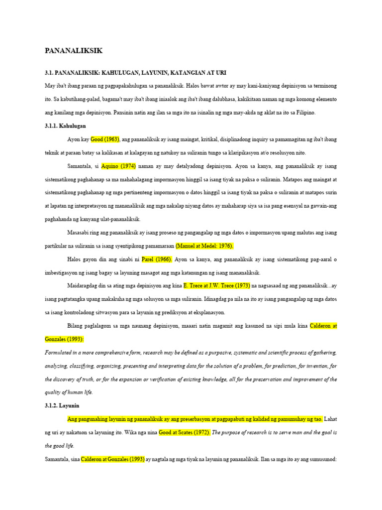 Filipinolohiya Pananaliksik Lecture | PDF