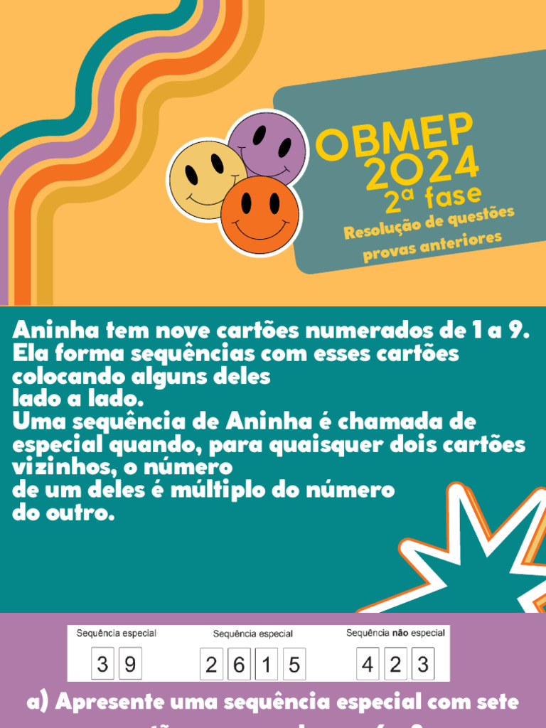 OBMEP 2024 2 Fase | PDF