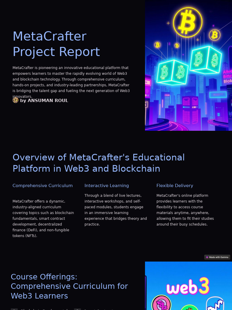 MetaCrafter Project Report | PDF | Computers