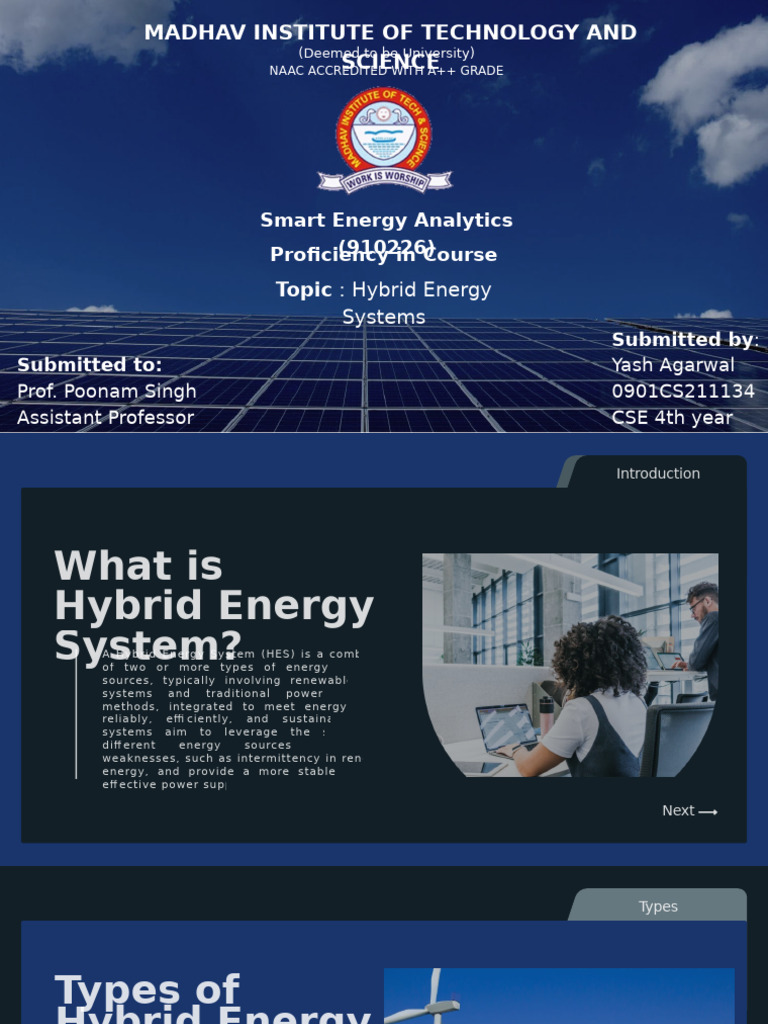 Yash Agarwale OC Presentation | PDF | Electrical Grid | Renewable Energy