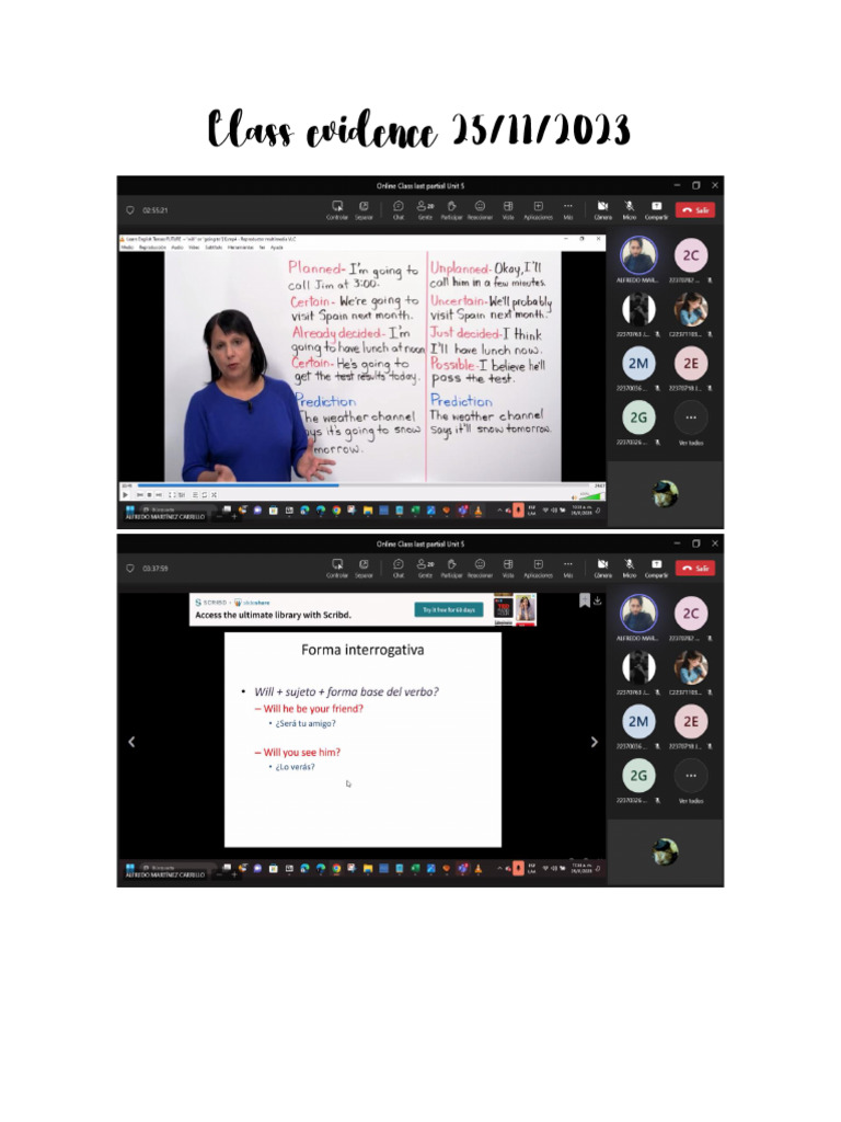 Class Evidence 25-11-2023 | PDF
