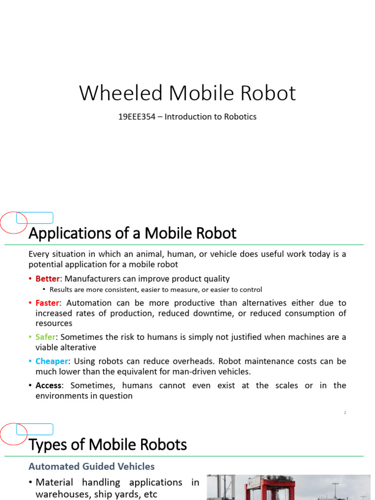 7 Introduction To Wheeled Mobile Robots Sensors Co3 Pdf Global Positioning System Lidar