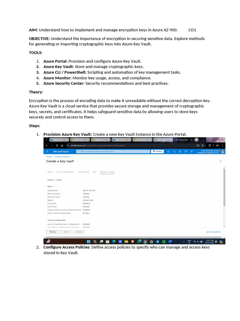 Worksheet 1 | PDF | Key (Cryptography) | Encryption