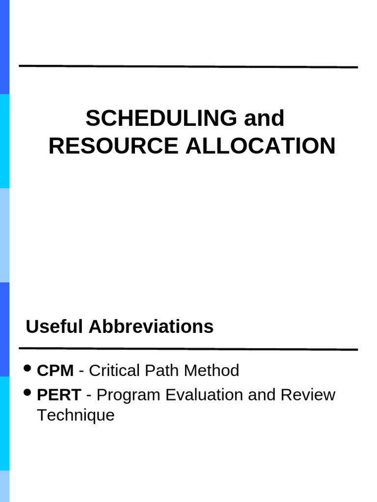Project Scheduling Essentials | PDF | Project Management