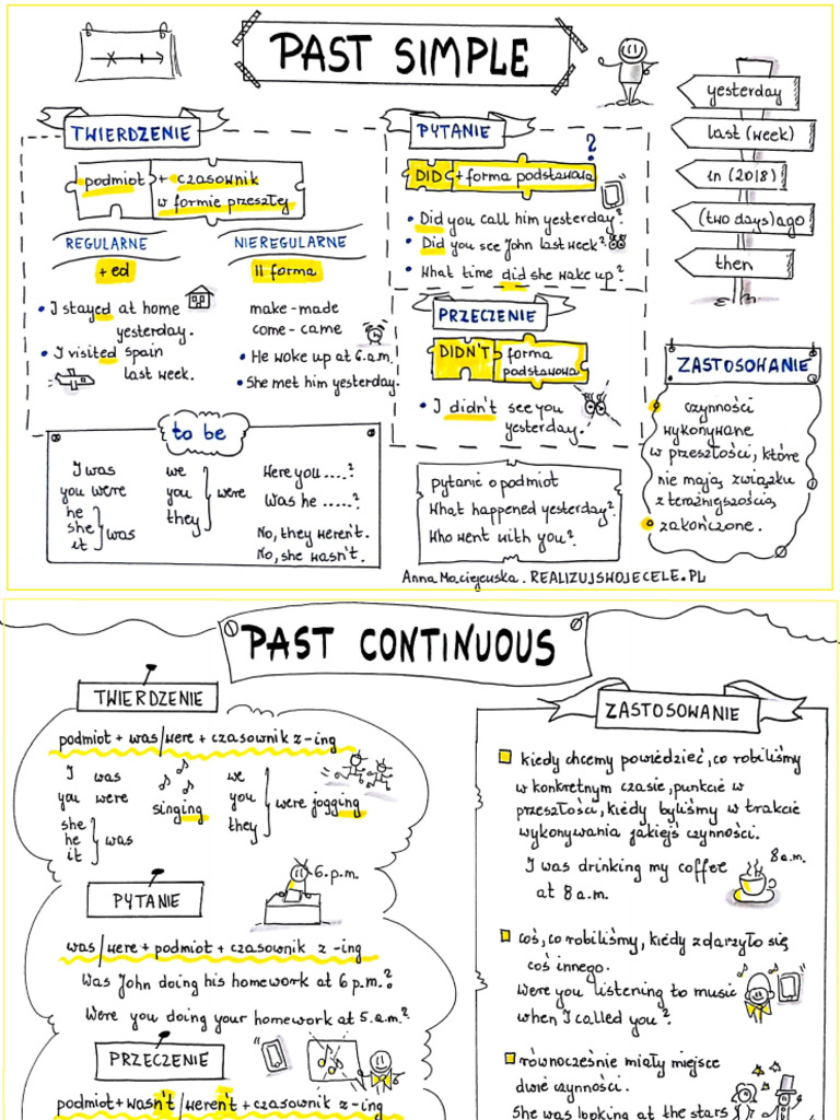 Past Simple and Past Cont. | PDF