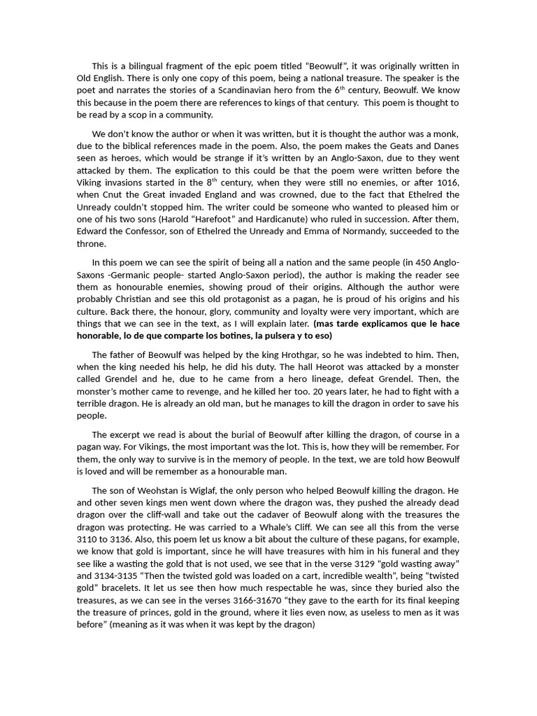 Beowulf | PDF | Beowulf | English Heroic Legends