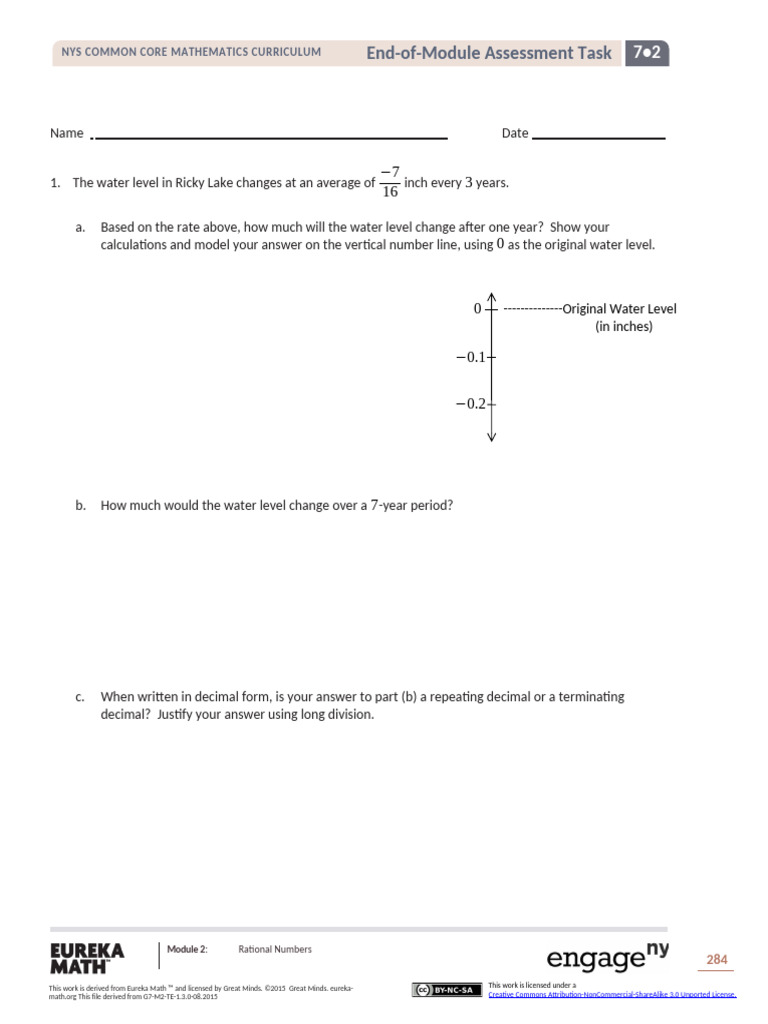Math g7 m2 End of Module Assessment | PDF | Mathematics | Creative ...