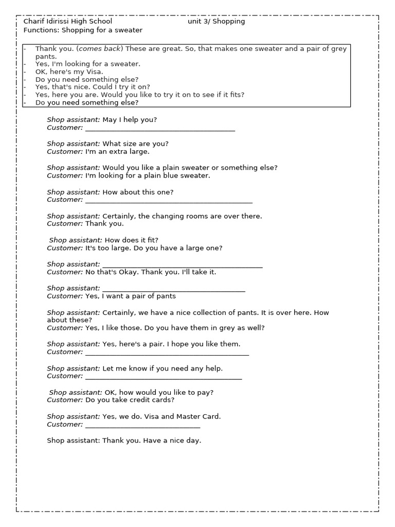 Shopping Functions | PDF | Business | Self-Improvement