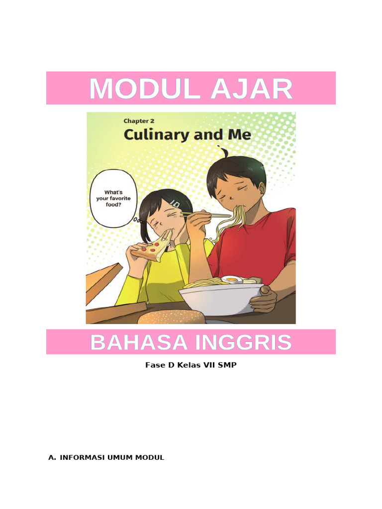 MA Chapter 2 Culinary and Me | PDF