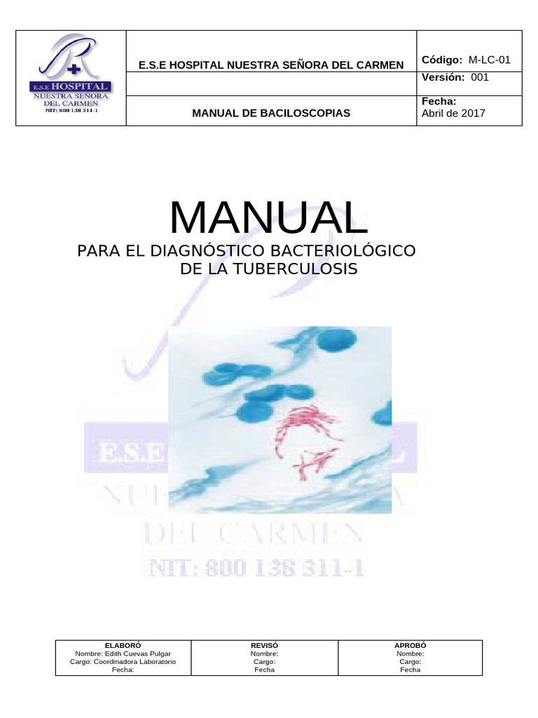 Manual de Bacilos | PDF | Tuberculosis | Laboratorios