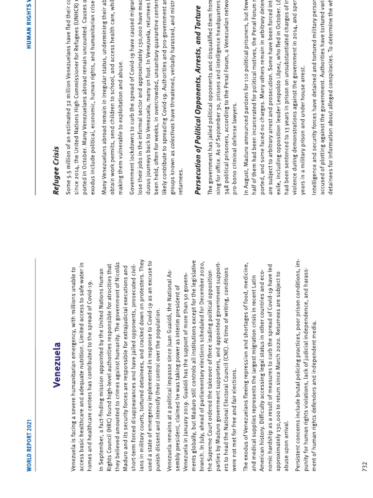 Cris Humanitaria Informe 2021 | PDF