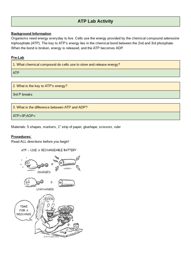 ATP Lab Activity Guide | PDF | Foreign Language Studies | Science & Mathematics